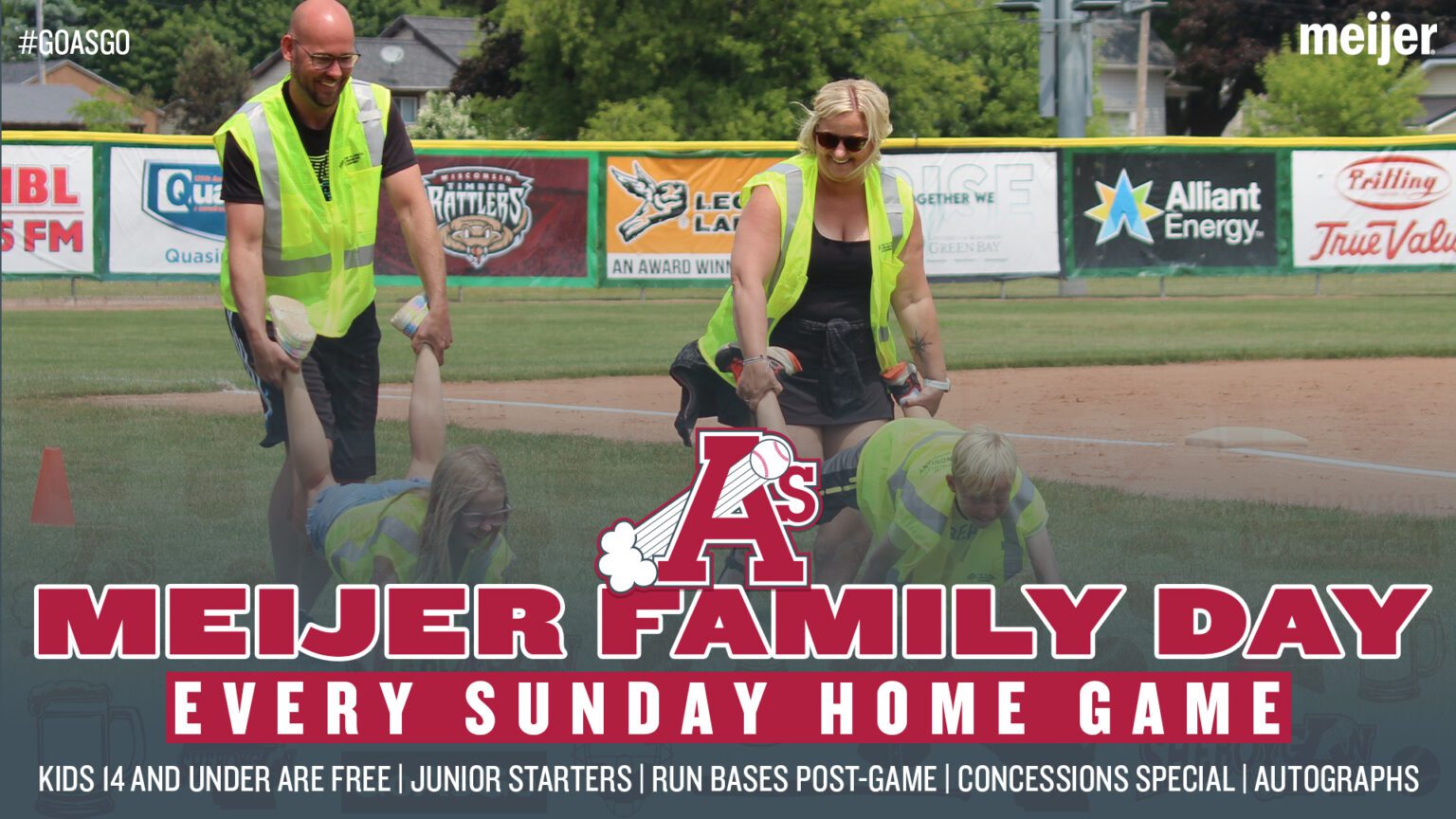 Promotions: Meijer Family Day » Sheboygan A's Baseball